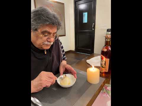 Old Monk Gold Reserve flambé enhancing the taste of the rusgulla. #mazaaaagaya #haanji