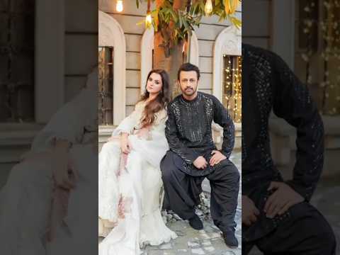 Atif aslam with wife #foryou #photography #beauty #trending #pakistan #viral #shorts
