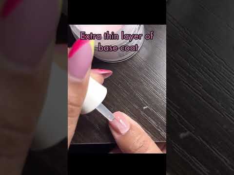 Quick and easy Dip Powder Nails Tutorial