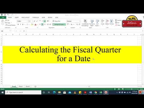 Calculating the fiscal year quarter for a date