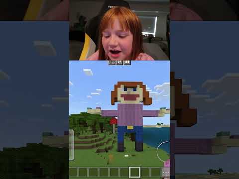 GiANT ADLEY STATUE!! island exploring & we found a massive MiNECRAFT ADLEY with painted nails!