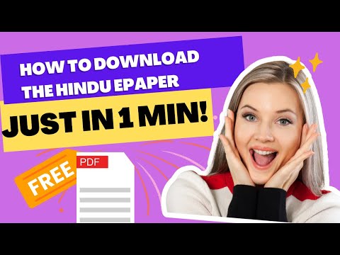 How to download the Hindu epaper for free just in 1 min😱 #hack#FreeEPaper#EPaperGuide#DigitalReading