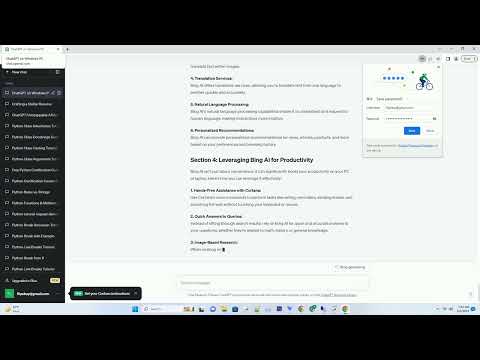 Microsoft Bing for PCLaptop How to put a Bing shortcut on PC desktop Bing AI for PC