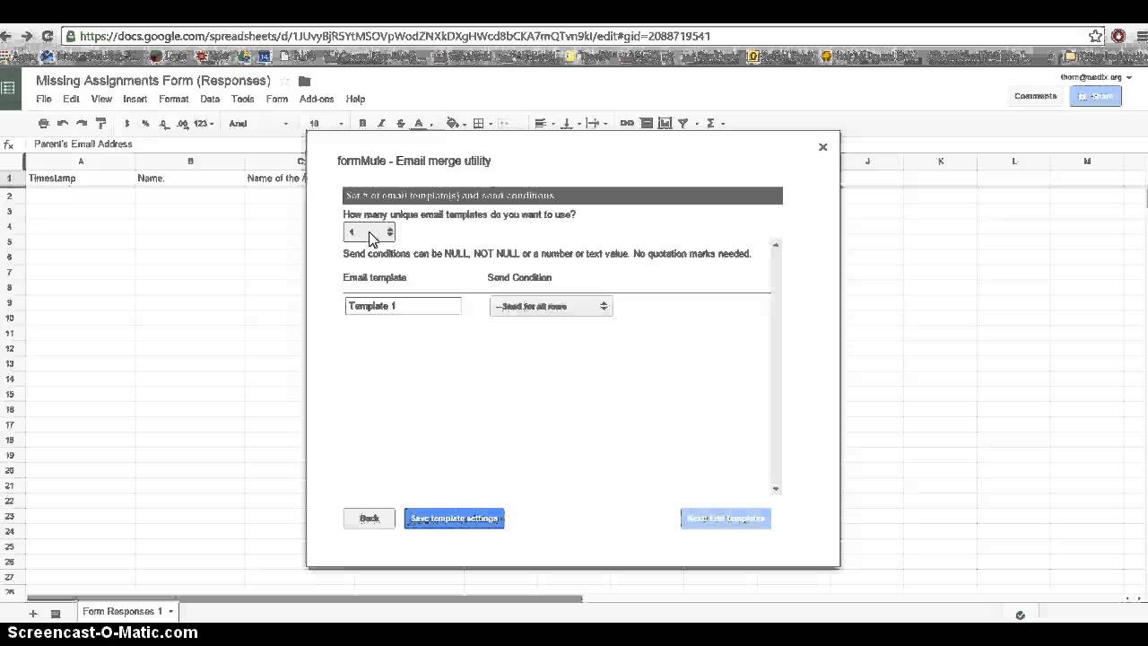 FormMule Setup for Teachers