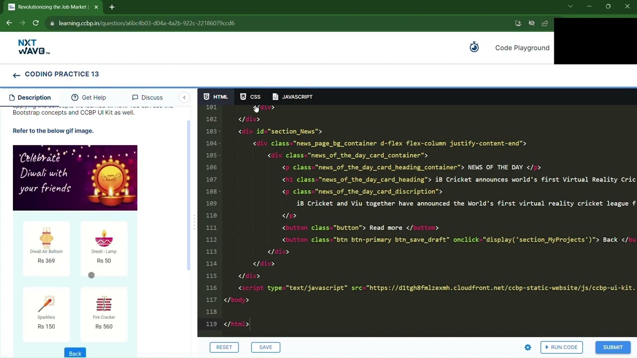 My Projects Page | Bootstrap | Coding Practice 13 | NxtWave | ccbp 4.o