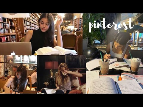 Study with Smart Pinterest Girls -piano sounds- focused concentration