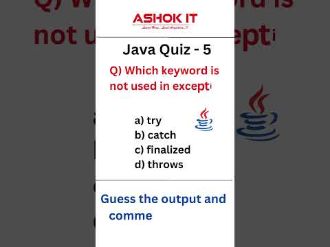 Java Quiz - 5 | Comment Your Answer