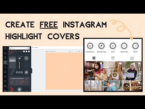 How to Create Free Instagram Highlight Covers | Tutorial
