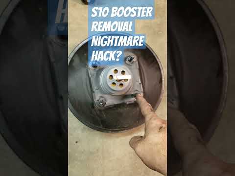 Chevy S10 brake booster nightmare job made easier!!