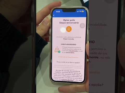 Como optar pelo saque aniversário no aplicativo do FGTS!