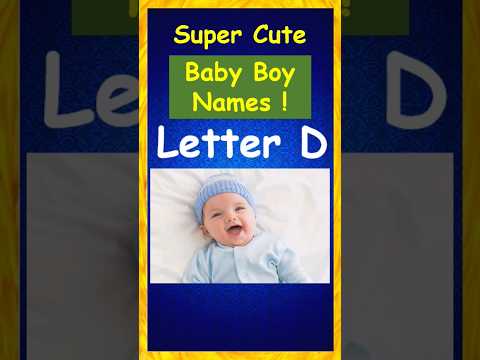 Super Cute Baby Boy Names - Letter D with Meaning #babygirlnames #babyname #boynames