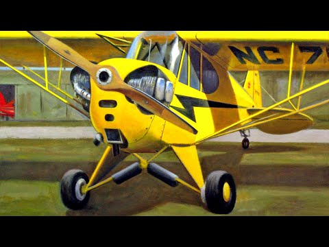 DRAWING & PAINTING AIRPLANES - A Lifetime Career Creating 'Live' Art on Canvas and Sketchpads