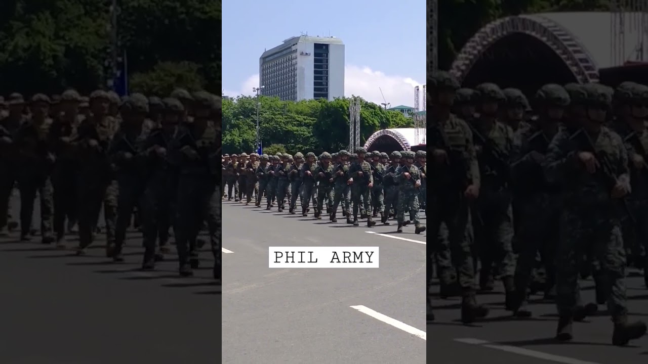 Practice Parade Phil Army para sa Araw ng kalayaan #philarmy #arawngkalayaan #lakasngpinas #viral