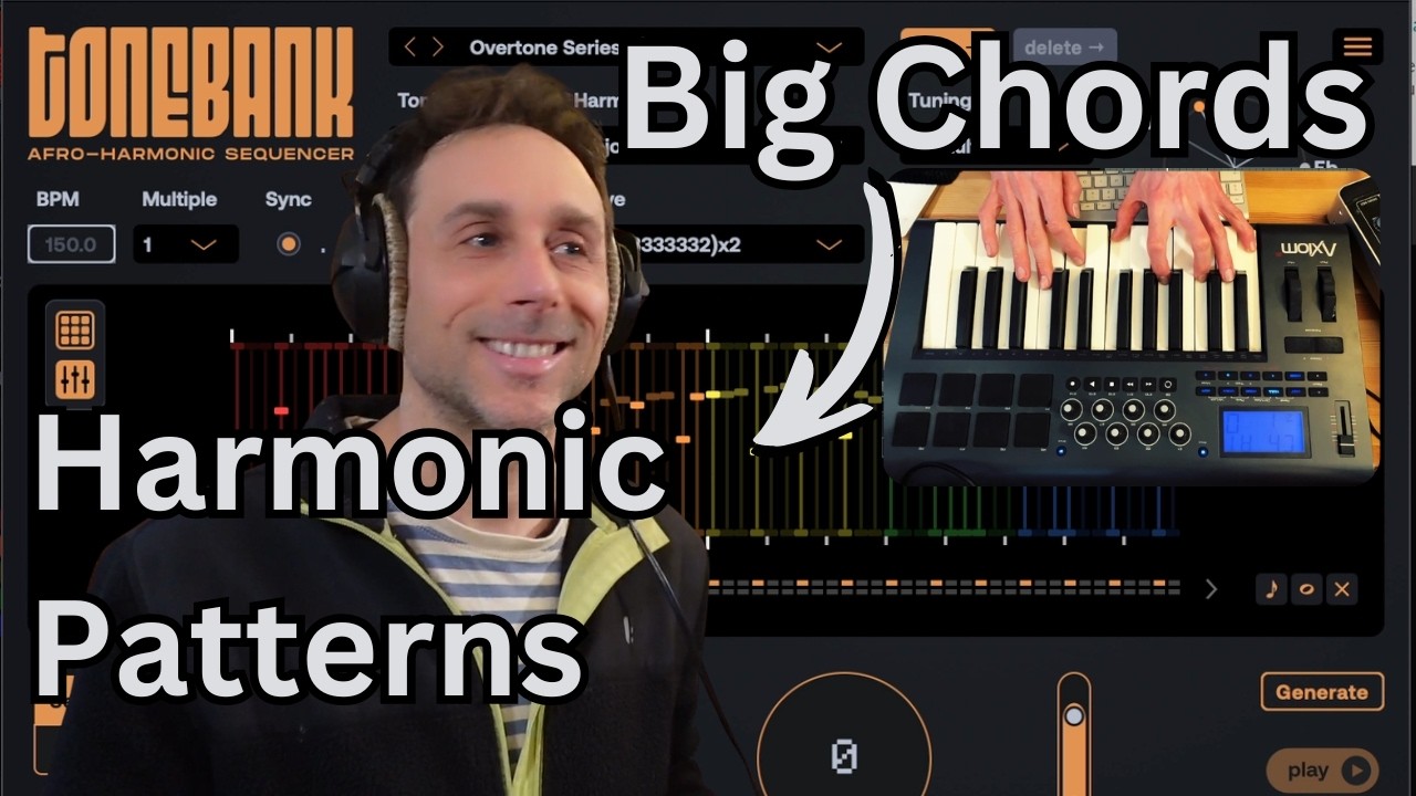 Turn big chords into harmonic patterns