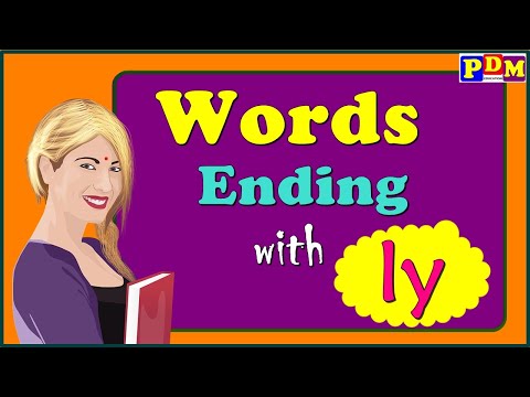 Suffix "ly" Words And Pronunciation | words ending with ly | words ending with ly and lly | LY-Words