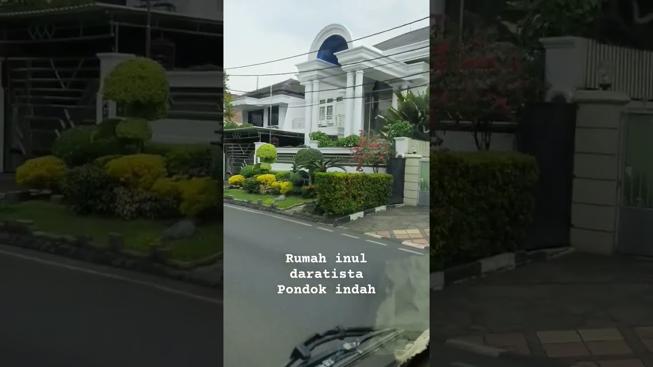 nggak sengaja lewat depan rumah artis inul daratista di pondok indah