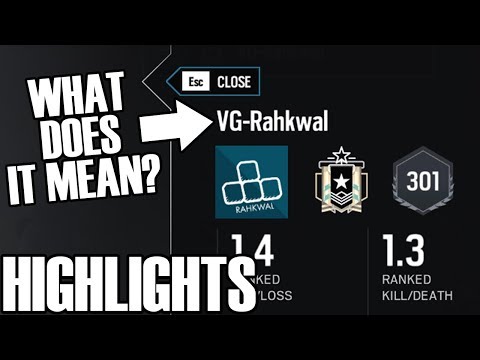 What Does VG Actually Stand For? - Rainbow Six Siege