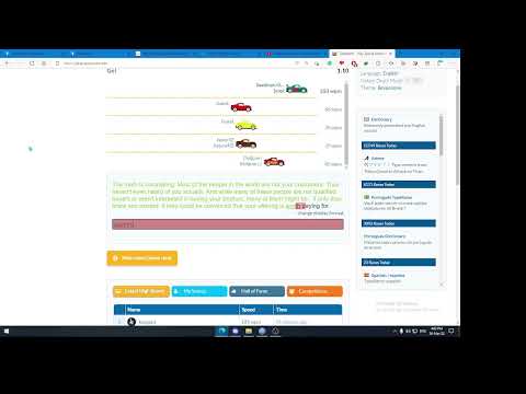 Can I reach 100 WPM?! typeracer multiplayer races (ASMR keyboard typing)