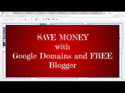 Save Money with Google Domains and free Blogger