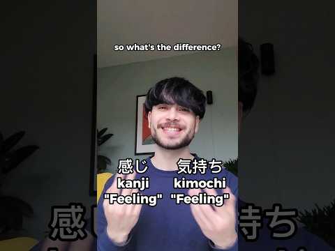Two ways of saying "feeling" in Japanese, 感じ (kanji) vs 気持ち (kimochi)