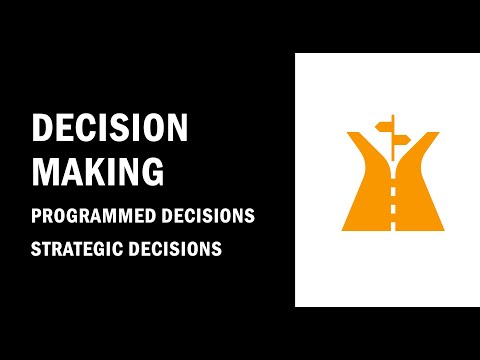Human Relations: What is decision making? | Programmed Decisions | Types of Decisions