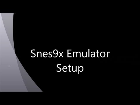 Snes9x emulator setup version 1.54.1