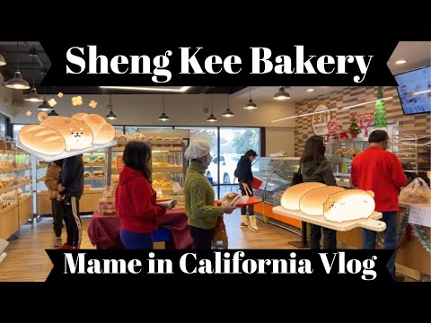 【Mame in California Vlog】Shopping at Sheng Kee Bakery | Sheng Kee (生計) Bakeryでお買い物 | アメリカ生活 | パン屋さん