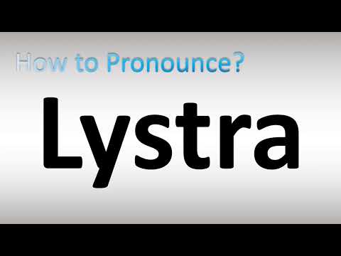 How to Pronounce Lystra