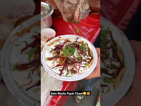 Dahi Bhalla Papdi Chaat Making In Just Rs.50 Only At Shree Bhairav Chaat, New Delhi | #shorts