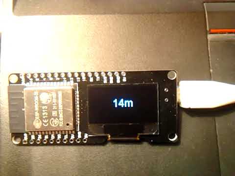 Arduino ESP32 OLED (Wemos/Lolin) as ground wireless altimeter for RC airplane