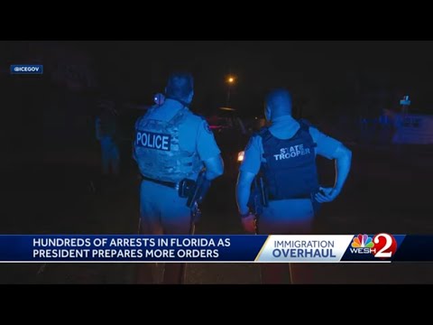 Nearly 800 undocumented immigrants arrested in Florida in 1 week