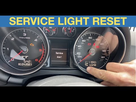 Audi TT Service light reset procedure