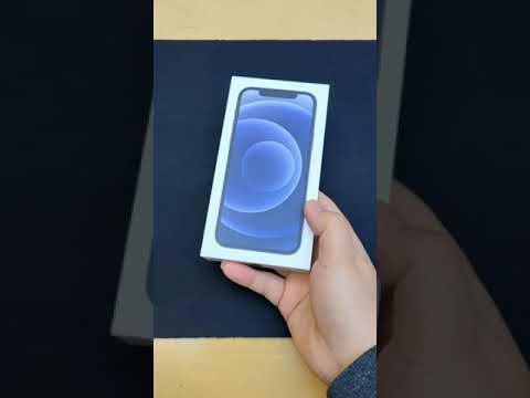 Apple iPhone 12 Unboxing Black Color