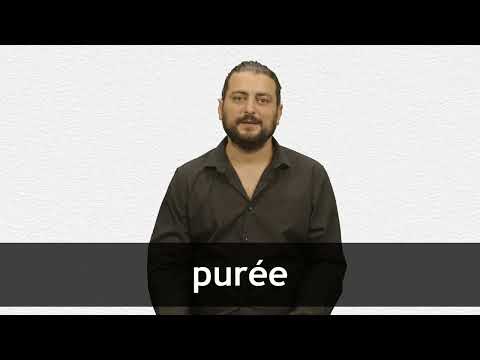 How to pronounce PURÉE in French