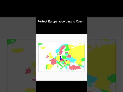 Perfect Europe according to the Czech Republic π¨πΏ #shorts #maps #czech