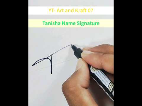 Tanisha Sign Design #shorts