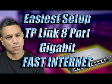 EASIEST SETUP TP Link 8 Port Gigabit Ultra Fast For Internet PLUG AND PLAY