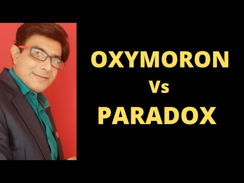 Oxymoron Vs Paradox II Definition and Examples II Figures of Speech in English II Poetic Devices