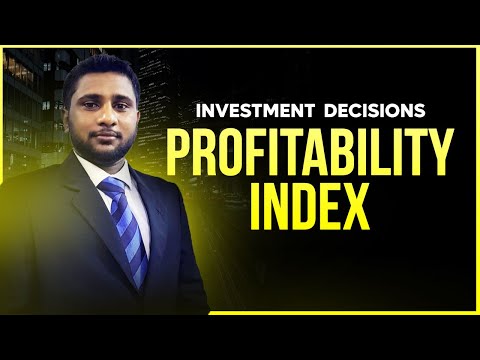 Profitability Index (PI) - FOR ANY ACCOUNTING OR FINANCE STUDENT