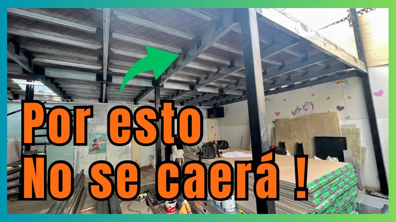 Distancias y espesores de Vigas y Columnas en una ESTRUCTURA METÁLICA