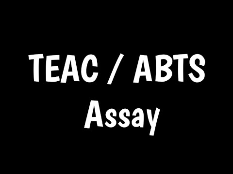 TEAC / ABTS Assay | Trolox Equivalent Antioxidant Capacity Assays |