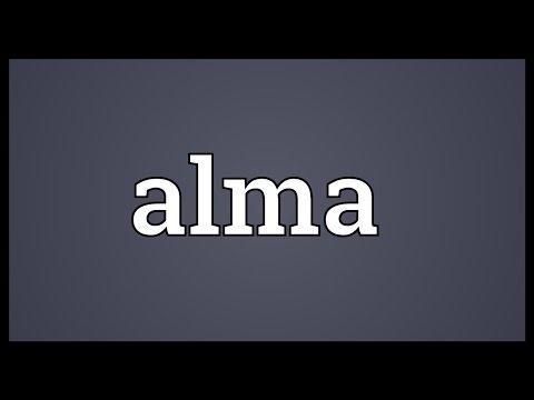 Alma Meaning