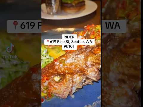 RIDER restaurant review #foodie #seattle #seattle #restaurant #downtown #food
