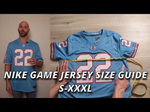 Nike Game Jersey Size Guide - Live Measurements S-XXXL