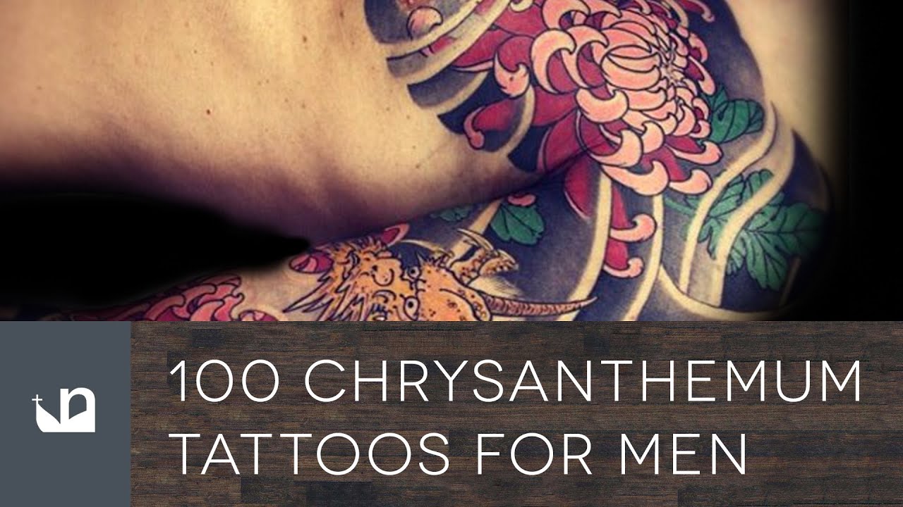 100 Chrysanthemum Flower Tattoos For Men