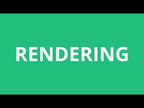How To Pronounce Rendering - Pronunciation Academy