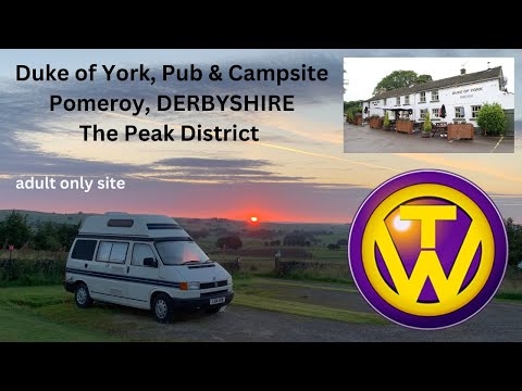 Duke of York Campsite, Pomeroy, Derbyshire, Peak District