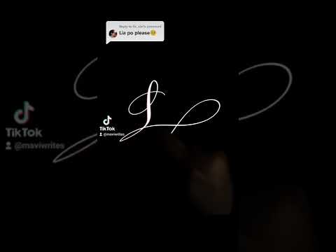 Lia in flourished Copperplate script calligraphy on procreate