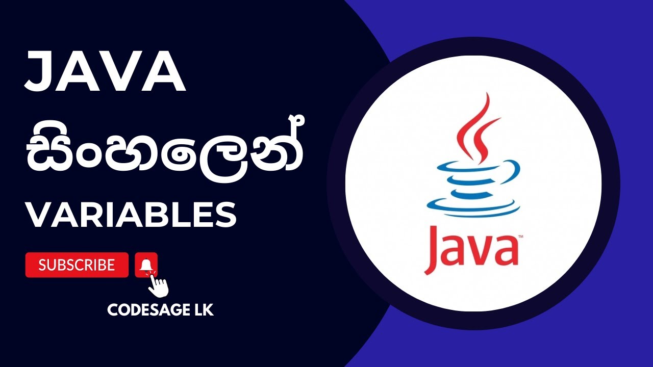 variables in java sinhala
