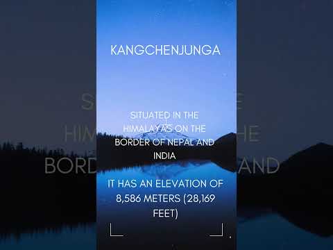 The 3 Highest MOUNTAINS in the World #mountains
